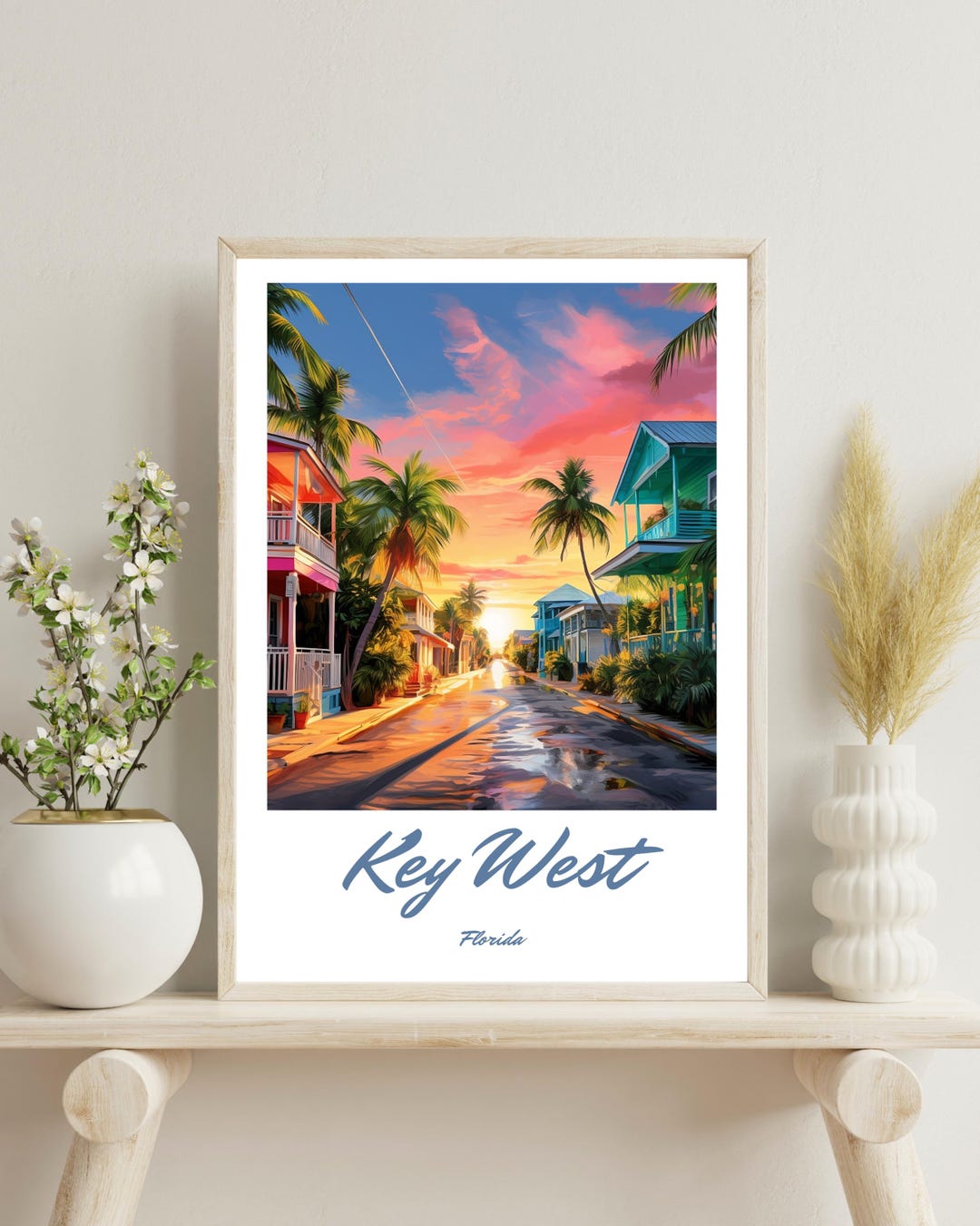 Key West Poster, Florida Poster, Key West Print, Key West Souvenir, Key ...