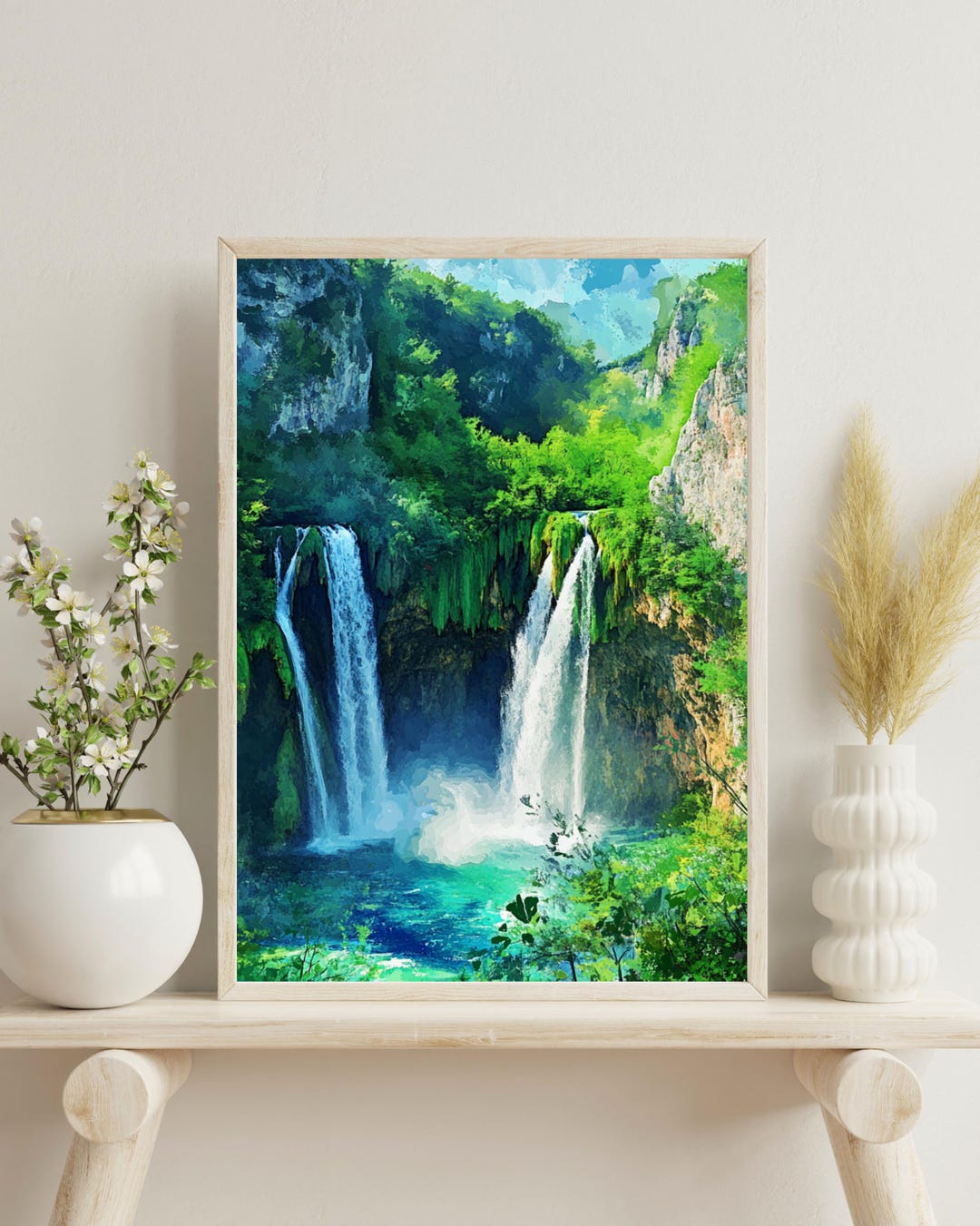 Plitvice Lakes National Park Poster, Plitvice Lakes Croatia Print ...