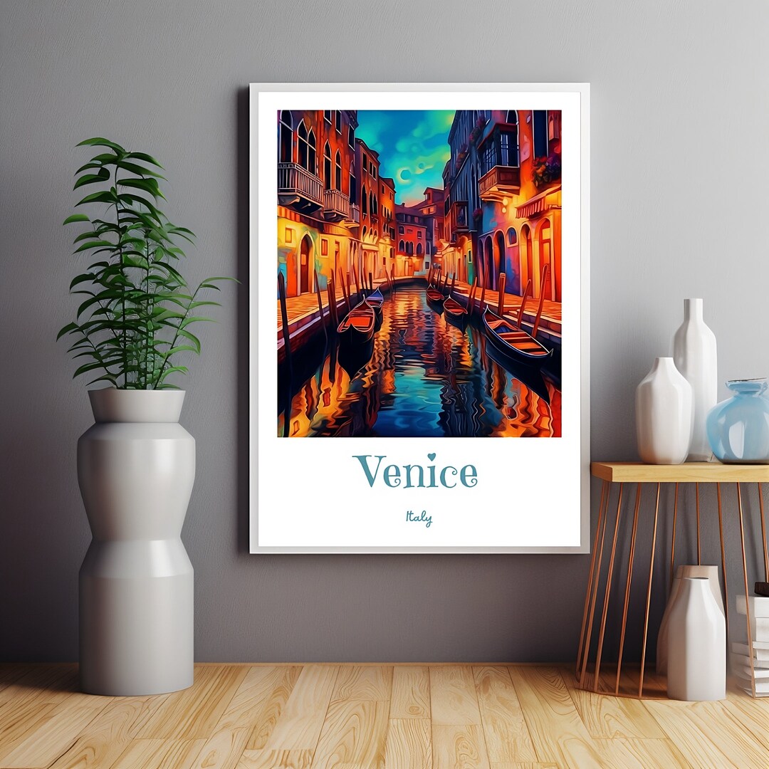 Venice Italy Poster, Venice Print, Italy Travel Poster, Italy Art ...