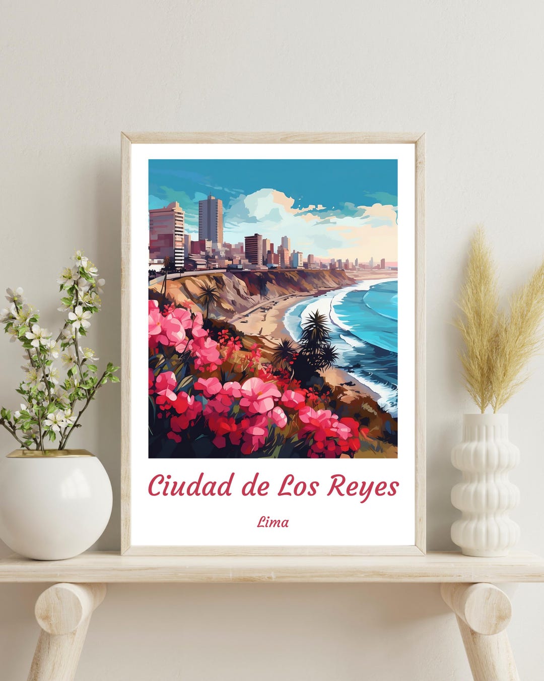 Lima Poster, Lima Travel Print, Peru Poster, Lima Wall Art, Peru Travel ...