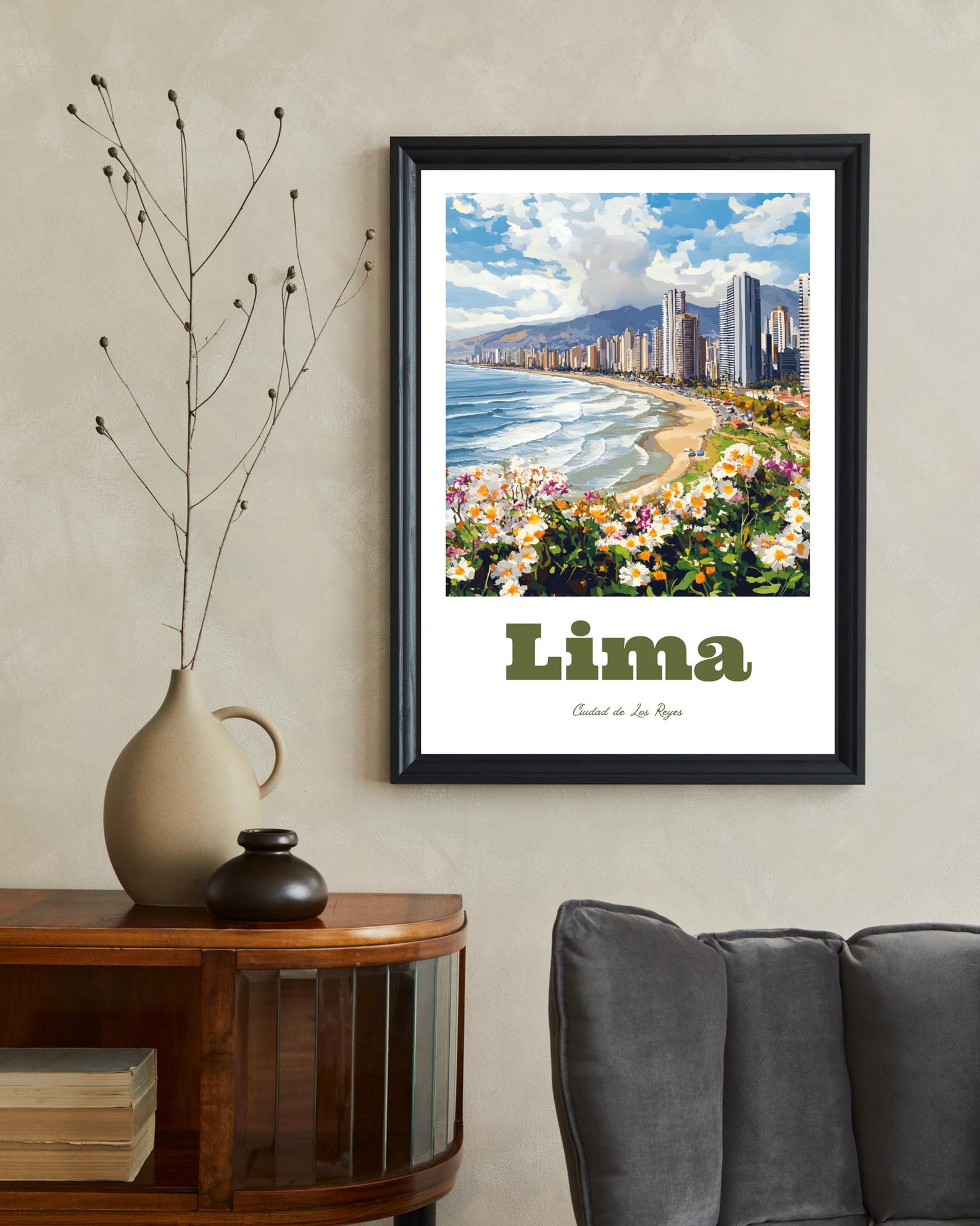 Lima Poster, Lima Travel Print, Peru Poster, Lima Wall Art, Peru Travel ...