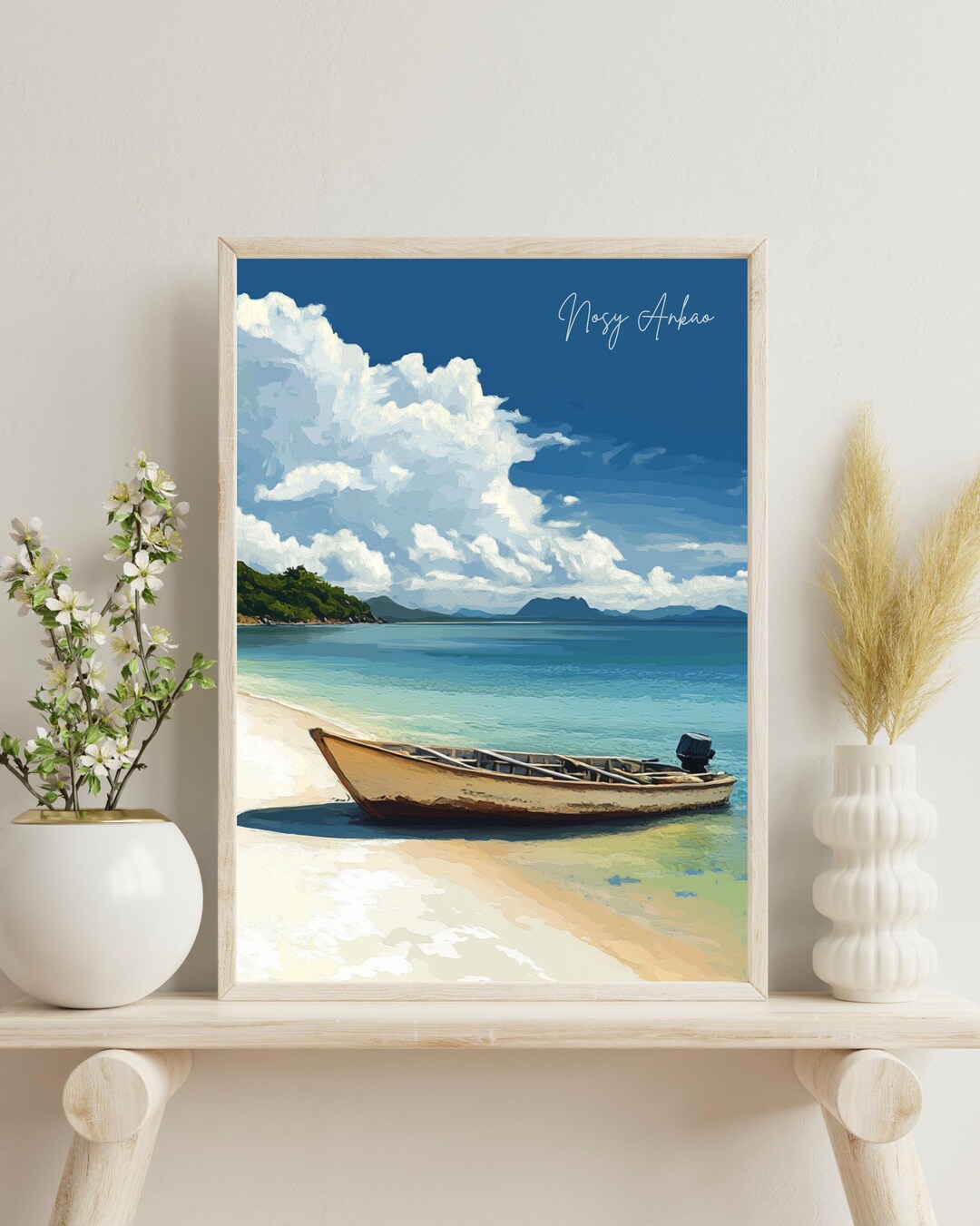 Nosy Ankao Poster, Nosy Ankao Travel Print, Madagascar Wall Art ...