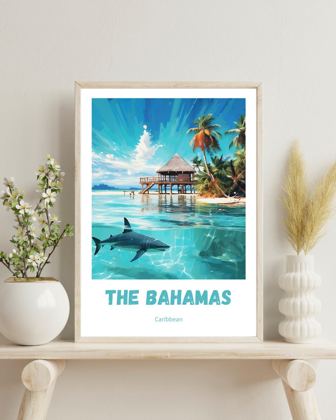 Bahamas Poster, the Bahamas Travel Print, Caribbean Travel Wall Art ...
