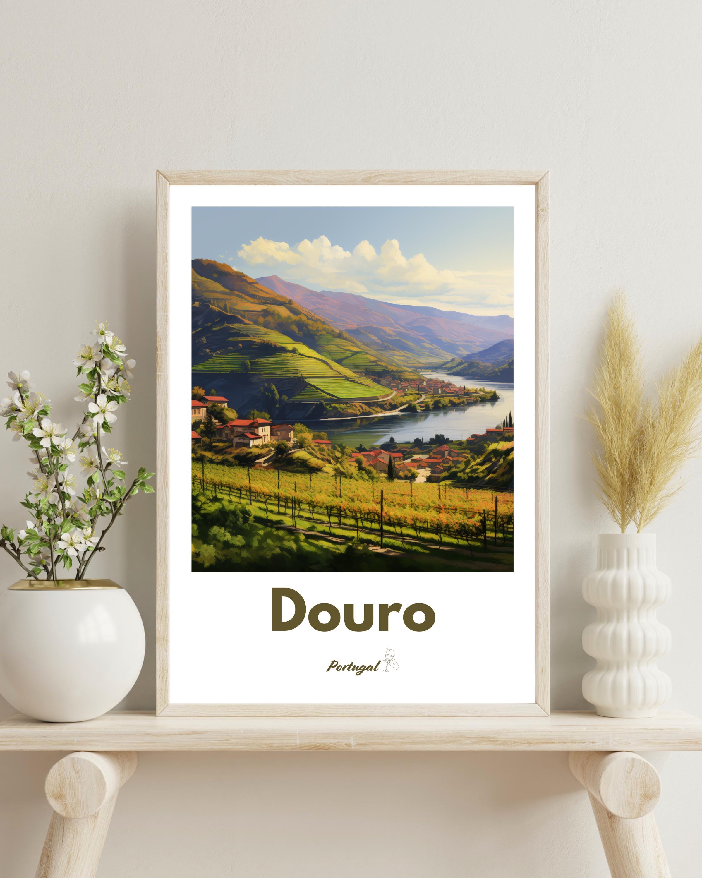 Douro Portugal Poster, Douro Valley Travel Poster, Douro Valley Print ...