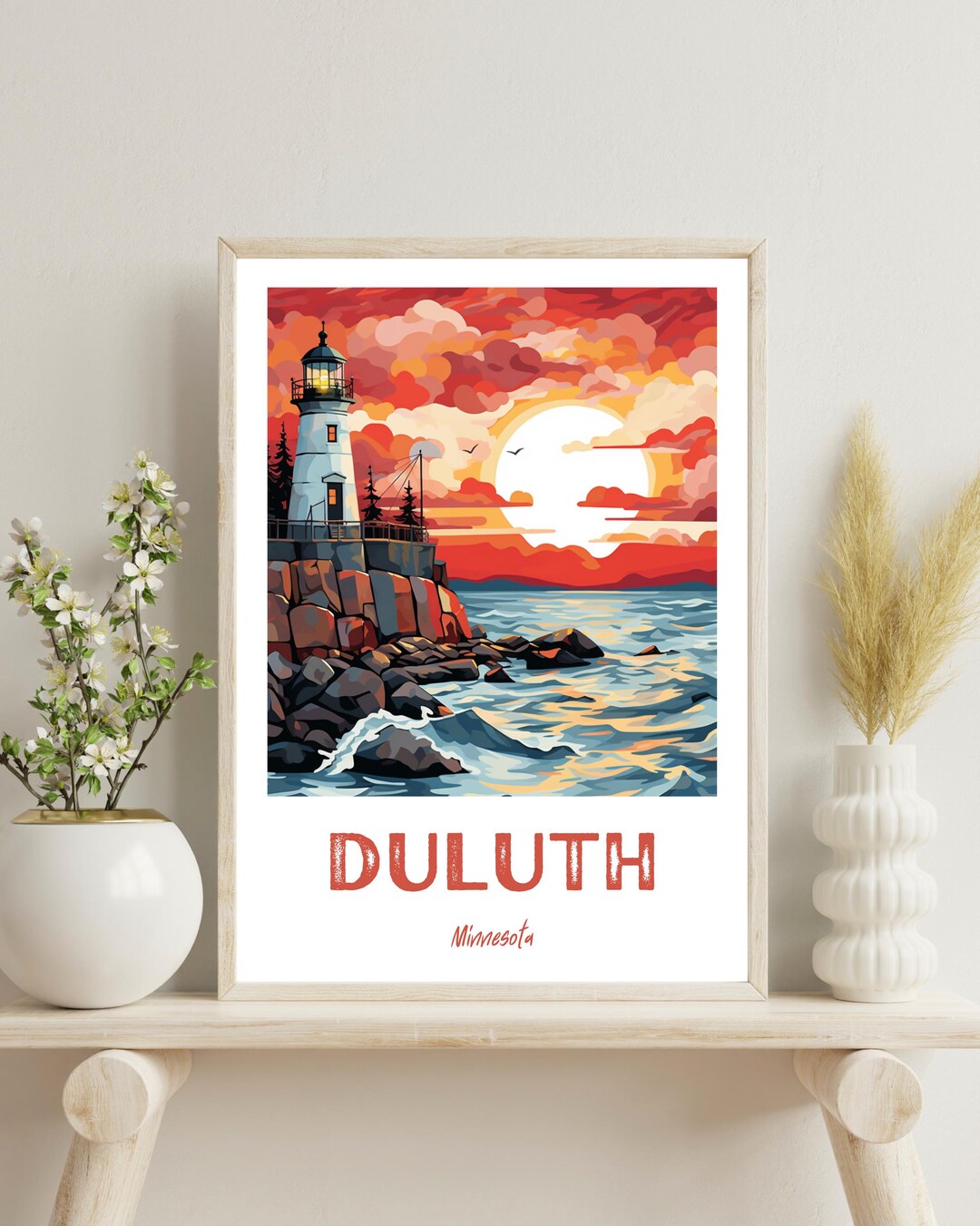 Duluth Minnesota Poster, Duluth Print, Duluth Wall Art, United States ...