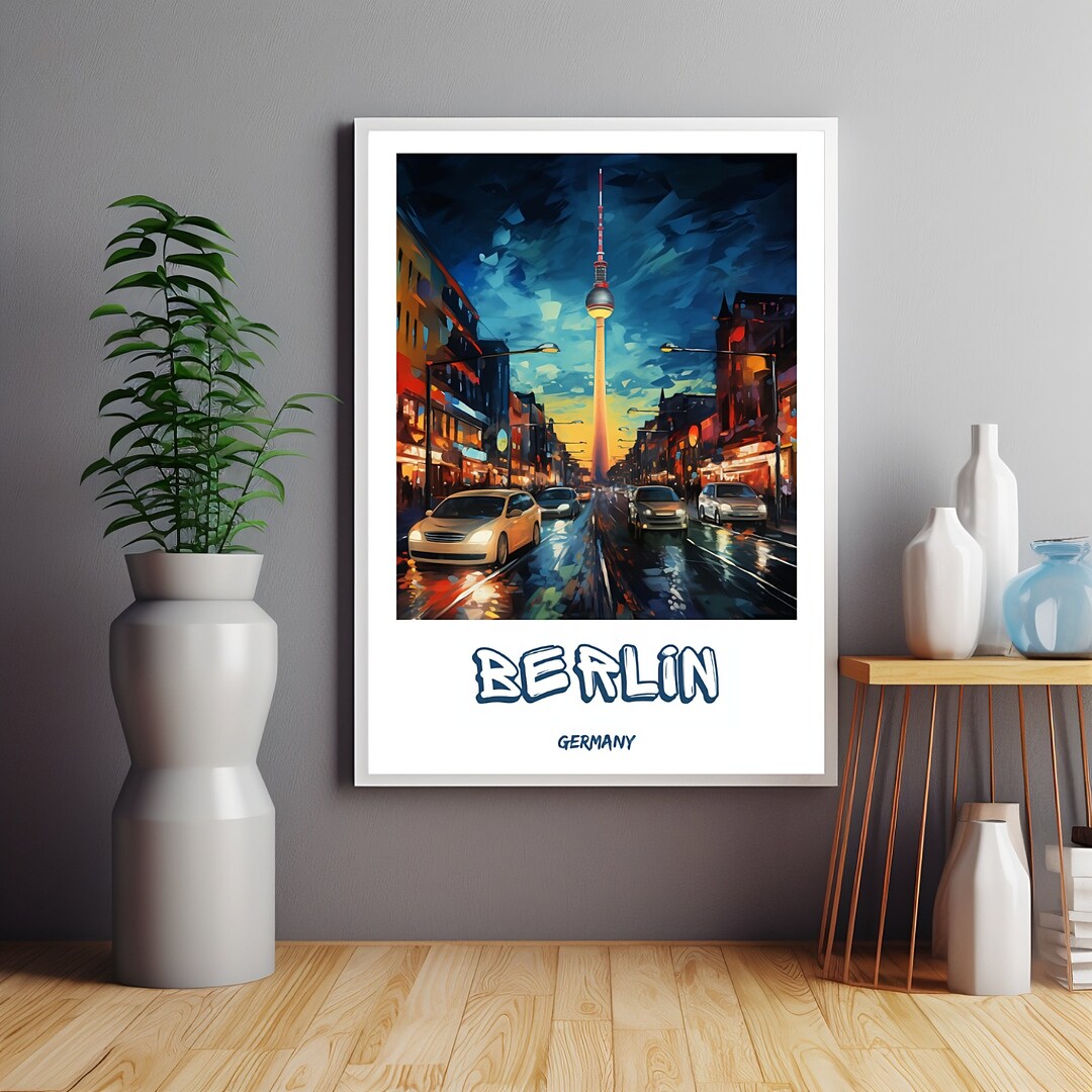 Berlin Poster, Berlin Print, Berlin Wall Art, Berlin Art Print, Berlin ...