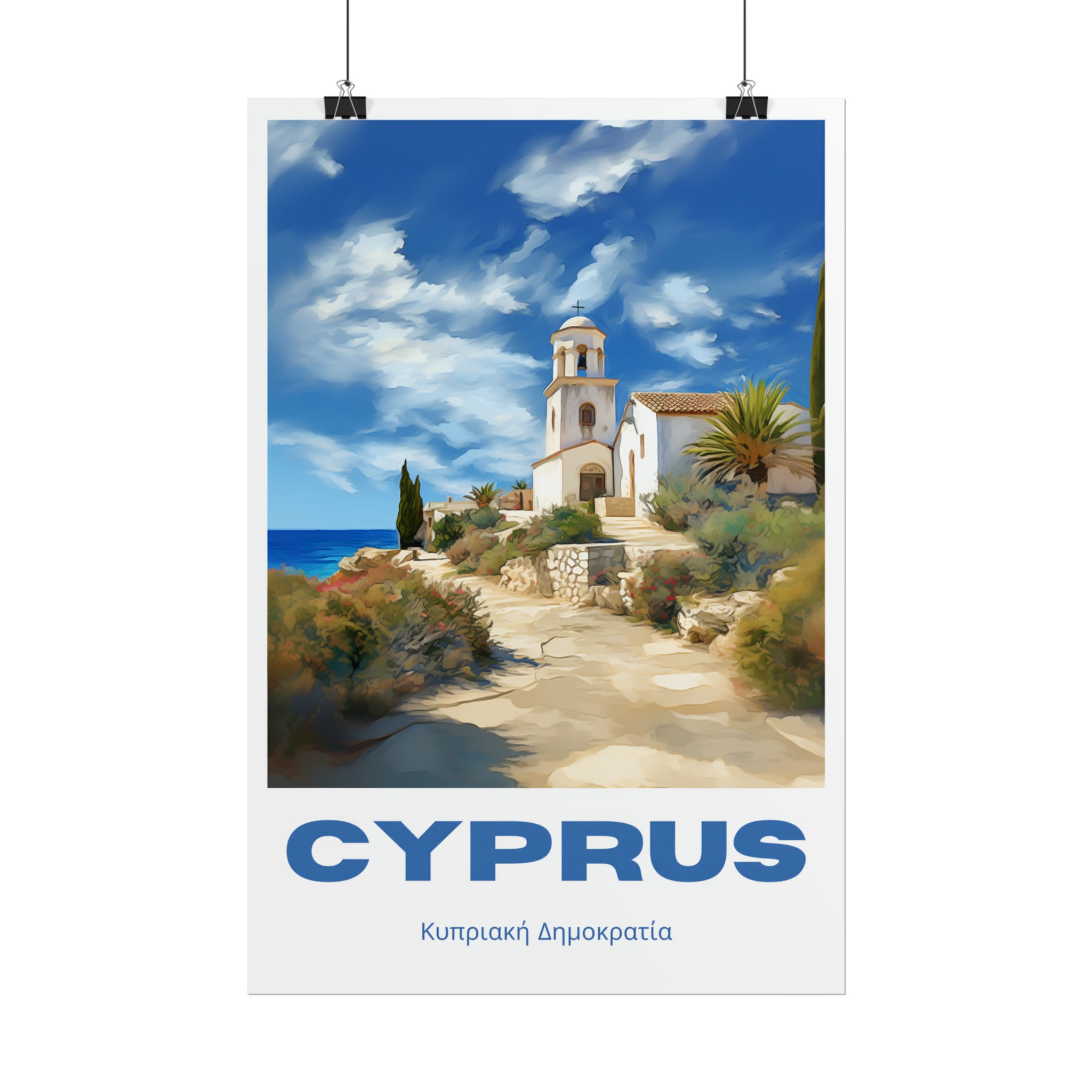 Cyprus Poster, Cyprus Wall Art, Cyprus Travel Gift, Cyprus Art Print ...