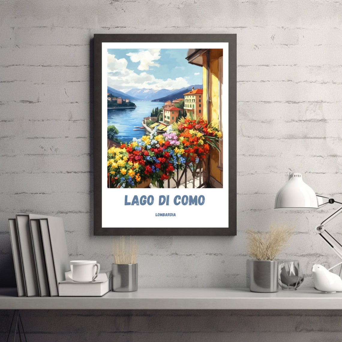 Lago Di Como Poster, Lake Como Travel Print, Lake Como Poster, Italy ...