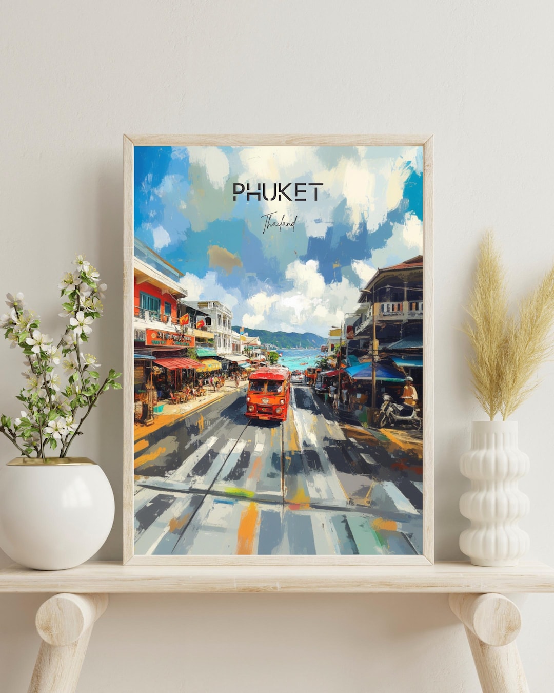Phuket Thailand Rolled Poster, Phuket Travel Wall Art, Phuket Gift for ...