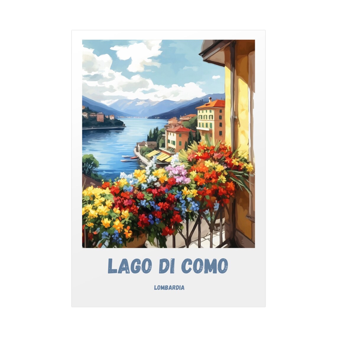 Lago Di Como Poster, Lake Como Travel Print, Lake Como Poster, Italy ...