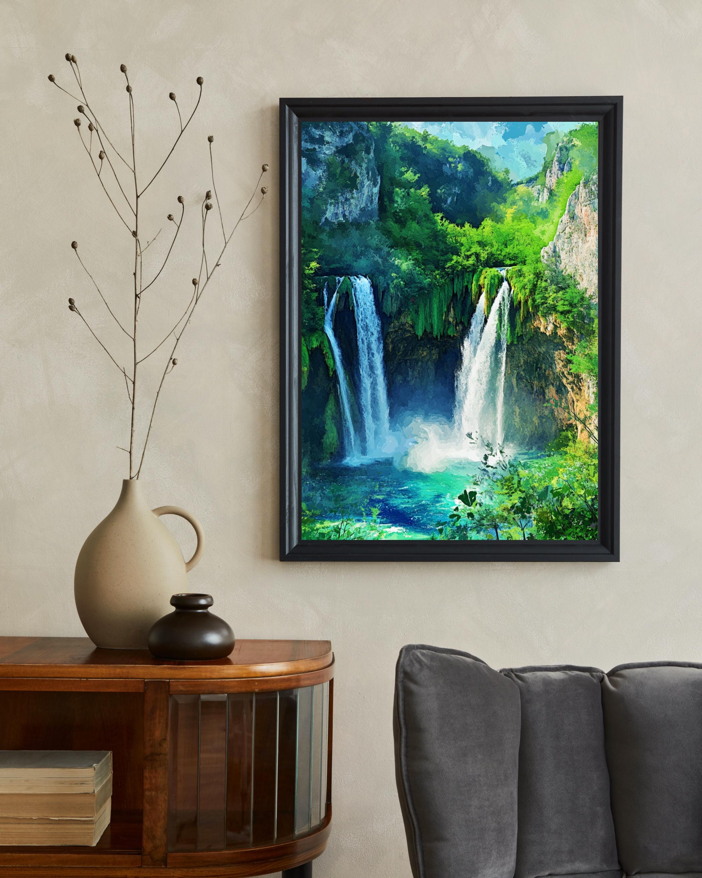 Plitvice Lakes National Park Poster, Plitvice Lakes Croatia Print ...