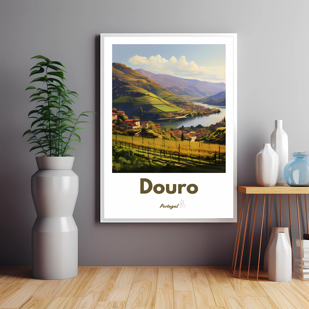 Douro Portugal Poster, Douro Valley Travel Poster, Douro Valley Print ...