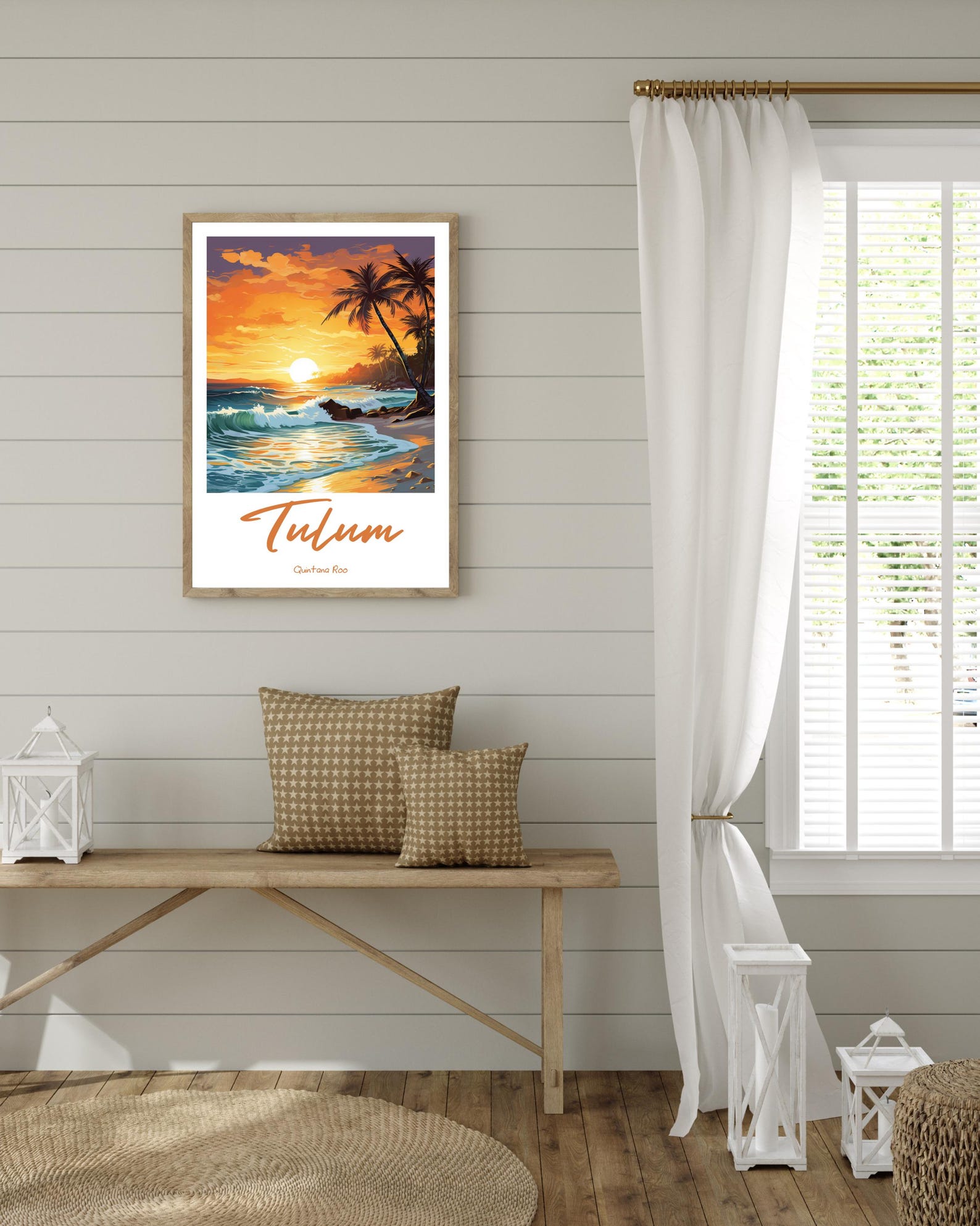 Tulum Poster, Tulum Travel Print, Tulum Wall Hanging Home Decoration ...