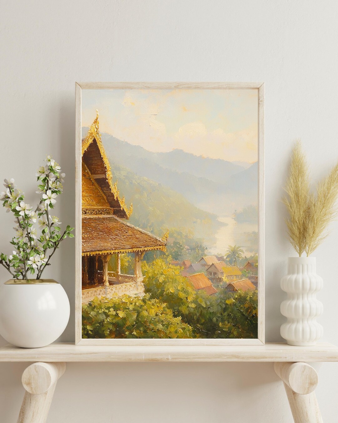 Luang Prabang Poster, Luang Prabang Travel Poster, Luang Prabang Print ...