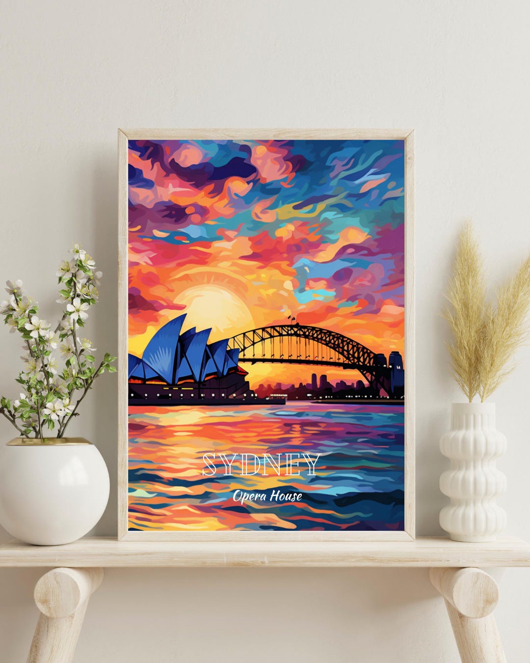Sydney Poster, Sydney Wall Decor, Australia Poster, Australia Wall Art ...