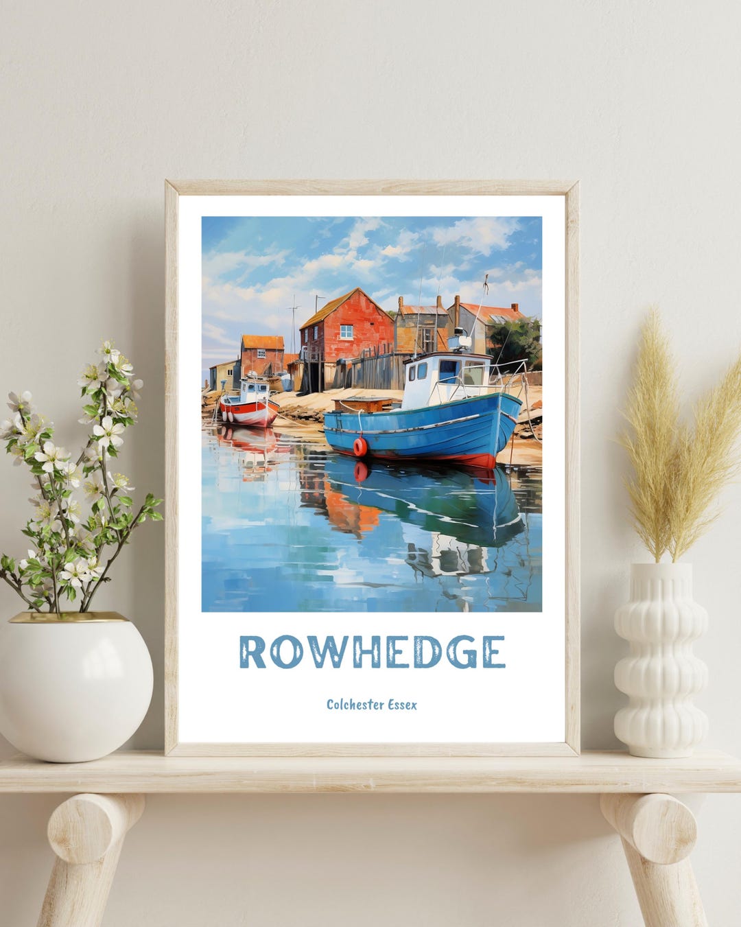 Rowhedge Poster, Colchester Poster,colchester Travel Print, Colchester ...