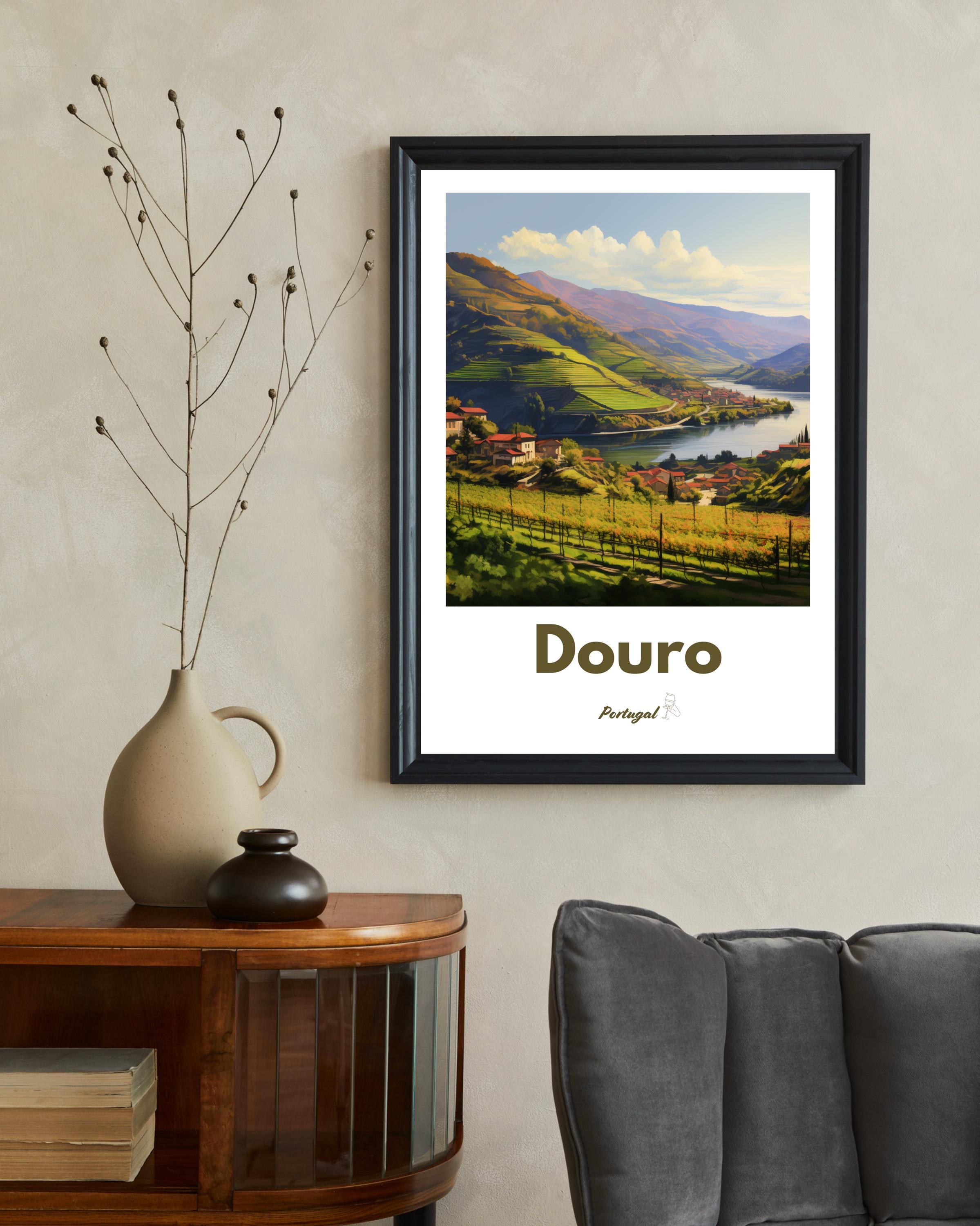 Douro Portugal Poster, Douro Valley Travel Poster, Douro Valley Print ...