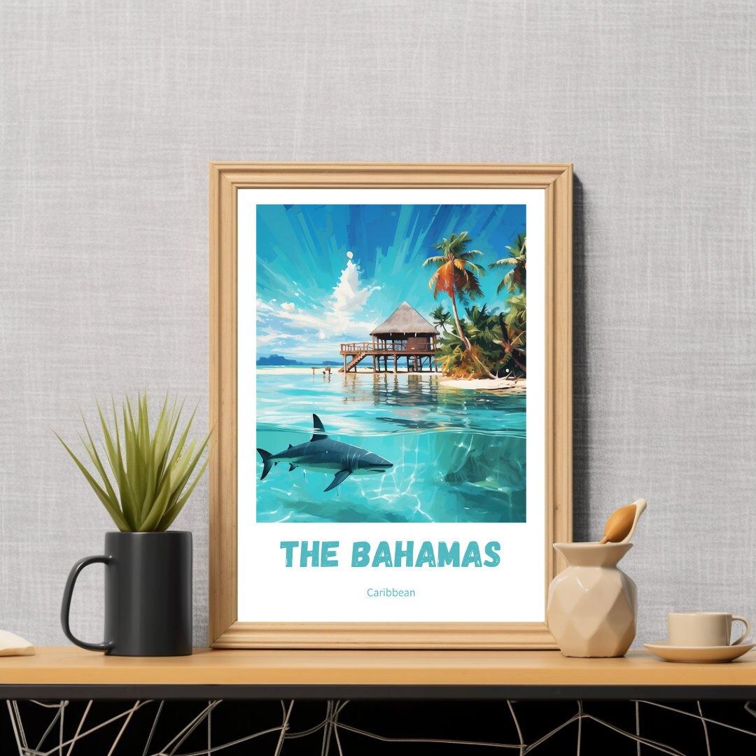 Bahamas Poster the Bahamas Travel Print Caribbean Travel - Etsy