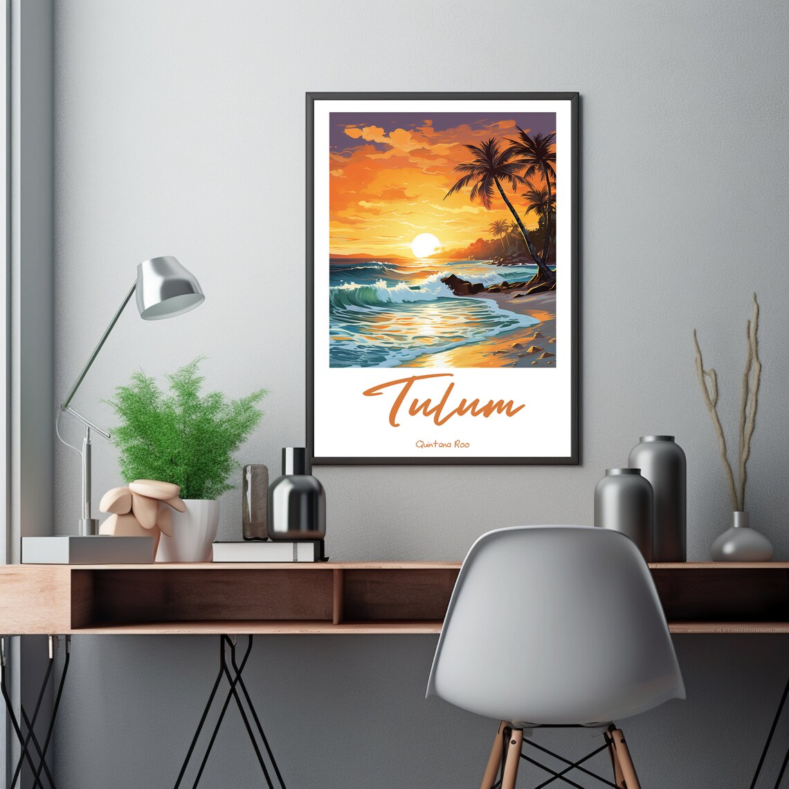 Tulum Poster, Tulum Travel Print, Tulum Wall Hanging Home Decoration ...