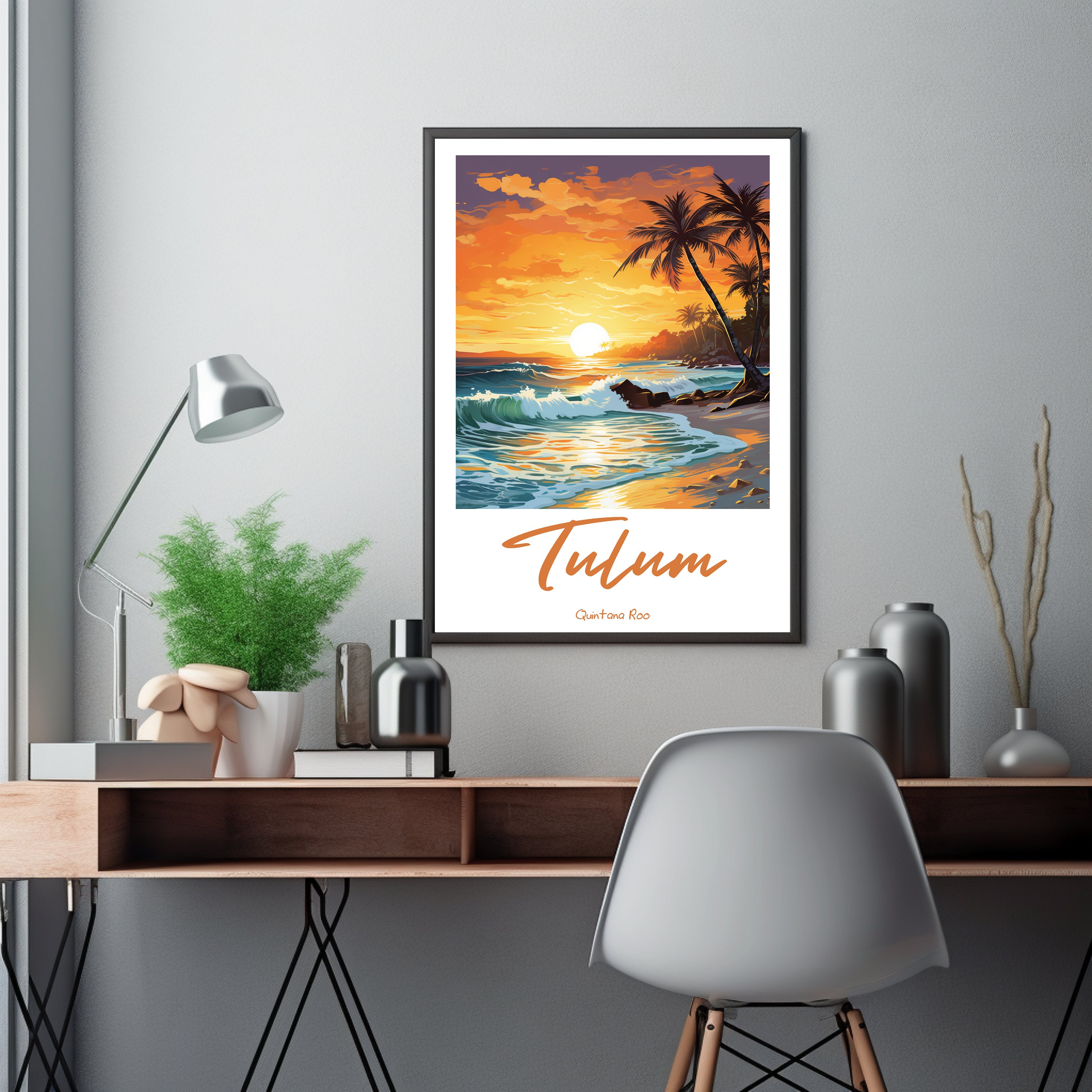 Tulum Poster, Tulum Travel Print, Tulum Wall Hanging Home Decoration ...
