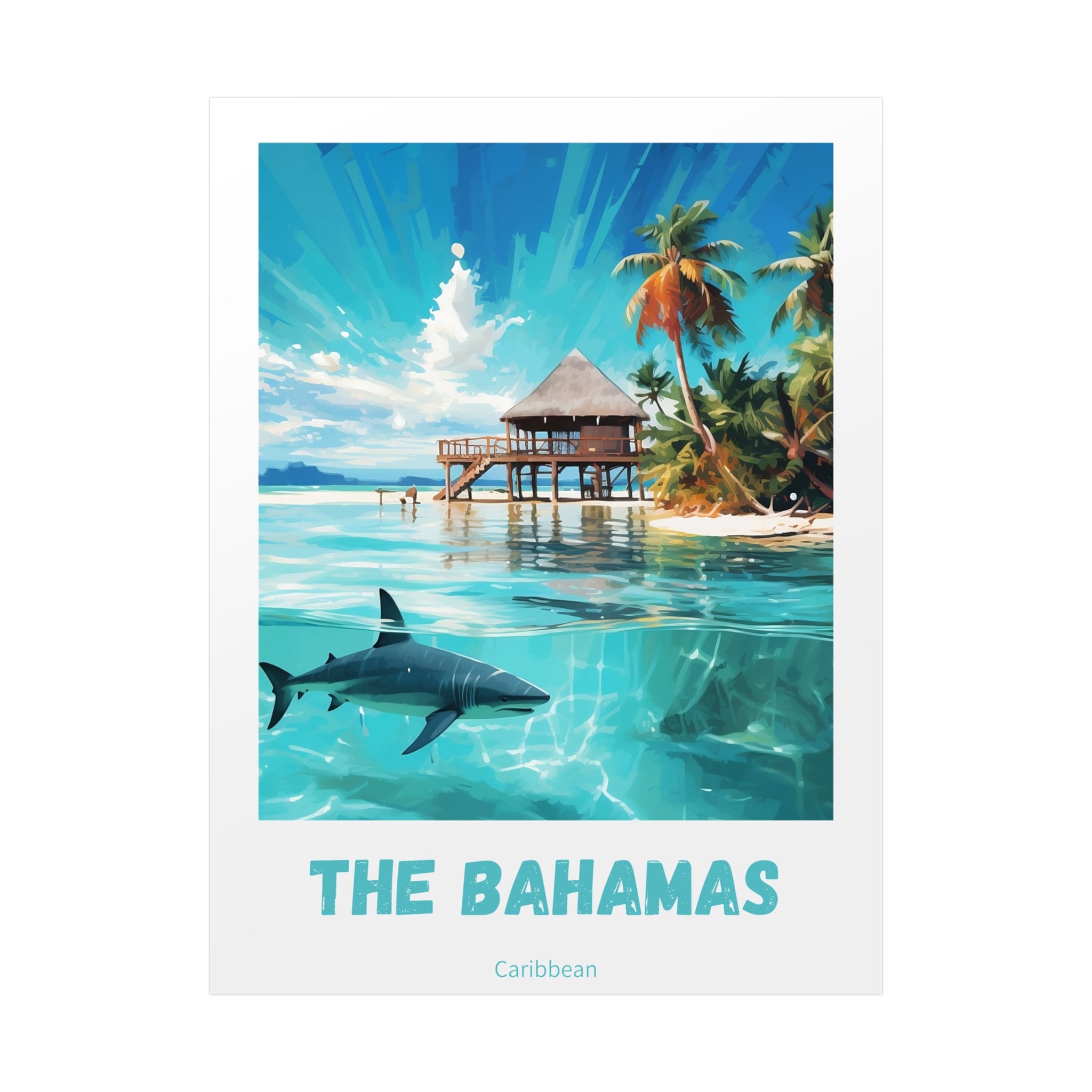 Bahamas Poster, the Bahamas Travel Print, Caribbean Travel Wall Art ...