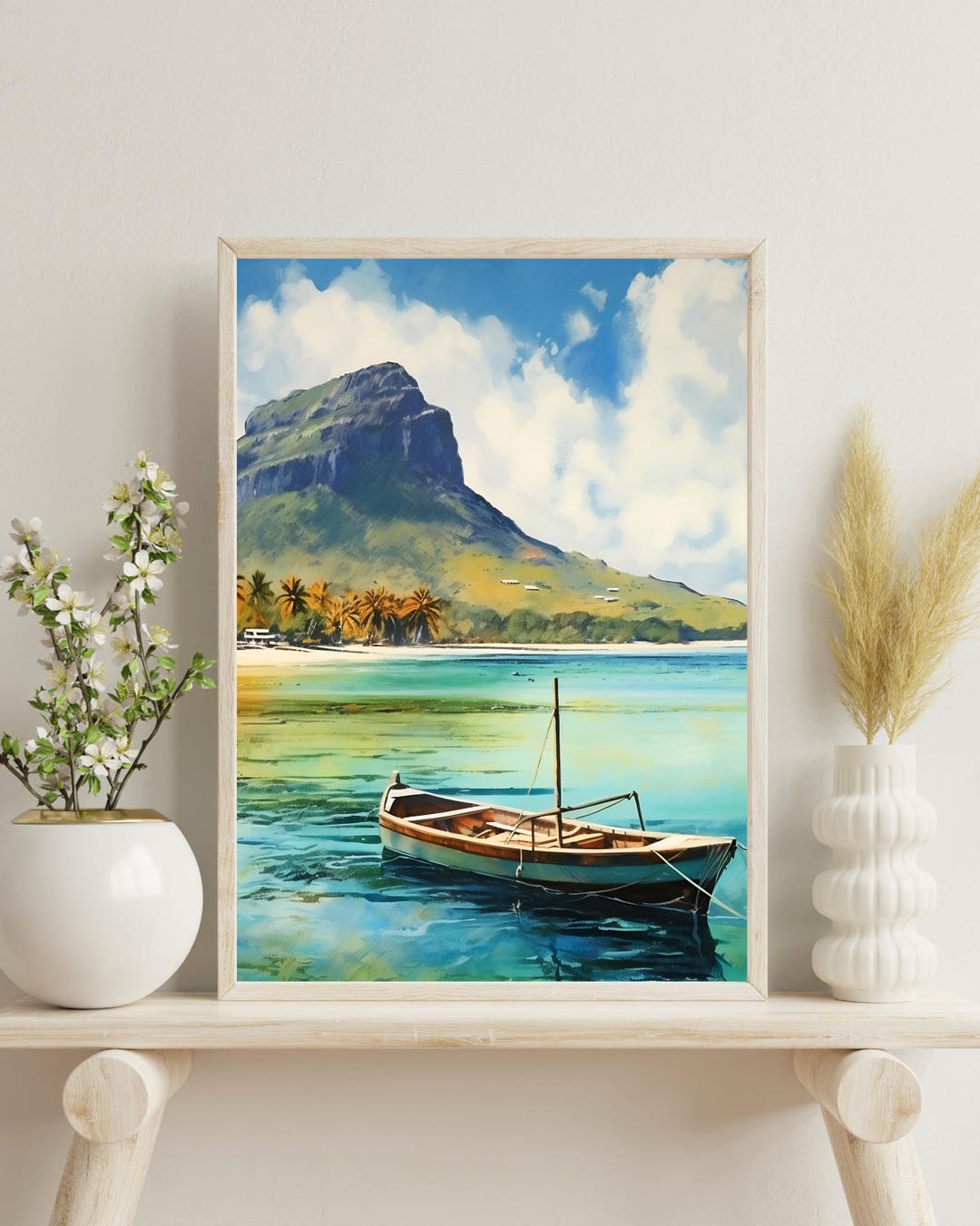 Mauritius Poster, Mauritius Travel Print, Africa Art Lover Gift ...