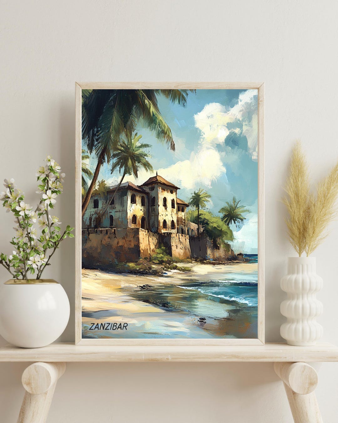 Zanzibar Poster, Zanzibar Ocean Decor, Zanzibar Travel Print, Zanzibar ...