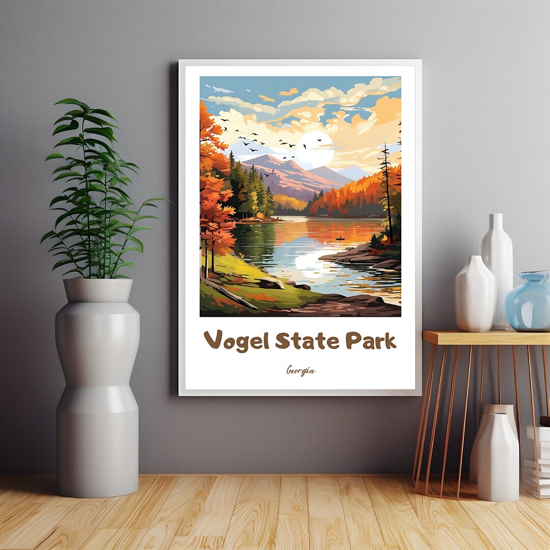Vogel State Park Poster, Georgia Poster, Vogel State Park Print ...