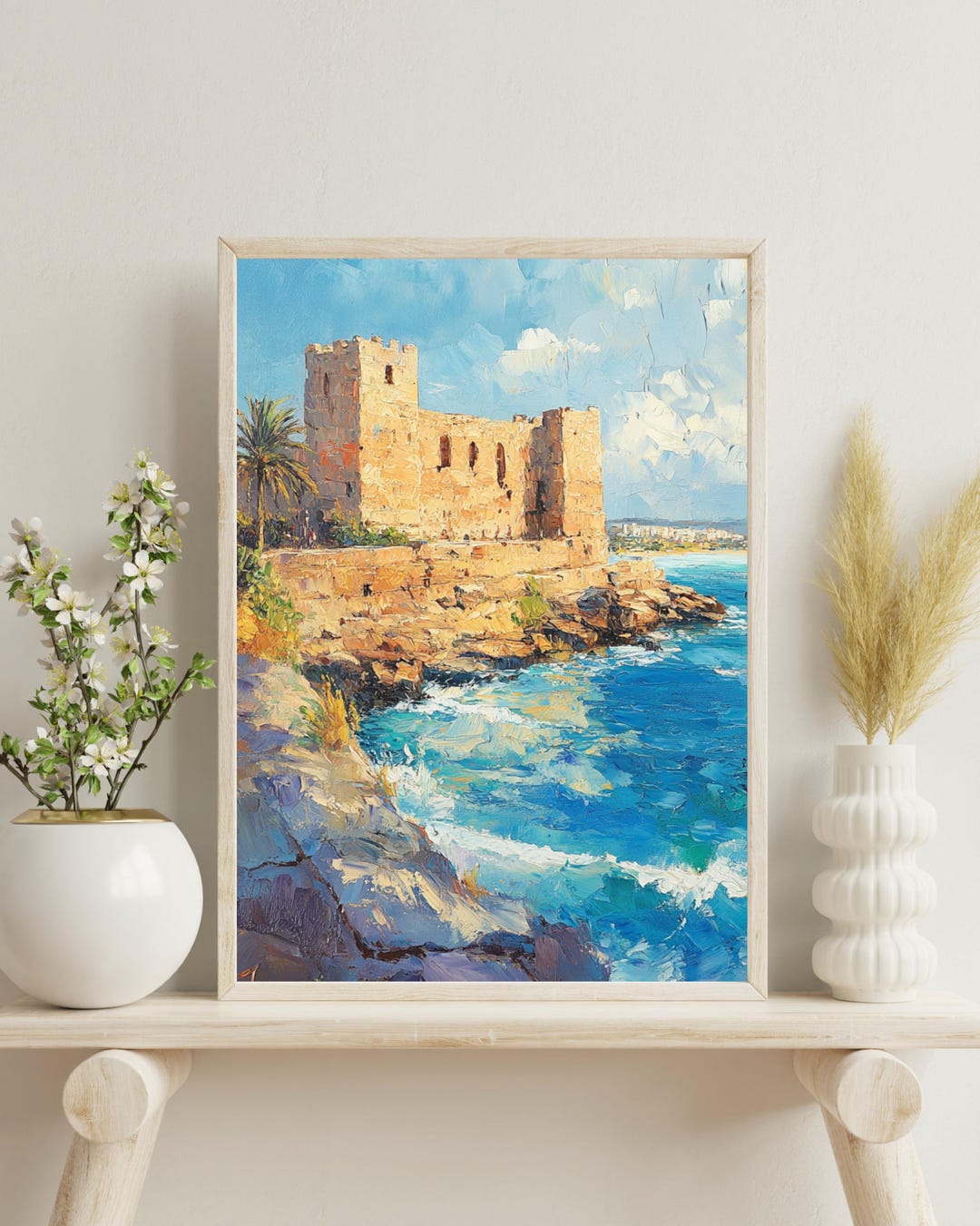 Paphos Cyprus Poster, Paphos Travel Print, Paphos Wall Art, Cyprus Art ...