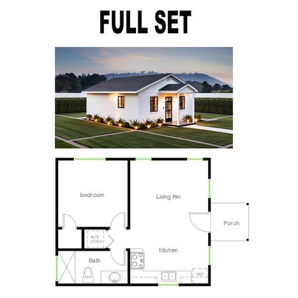24x40 House Plans - Etsy