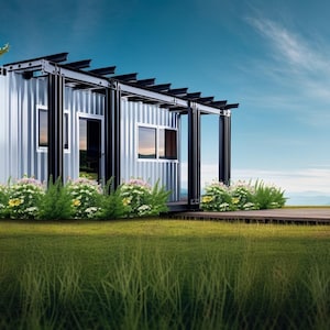 Shipping Container Floor Plan Studio W/ 1 Bath 160SF Floor Plan ADU ...