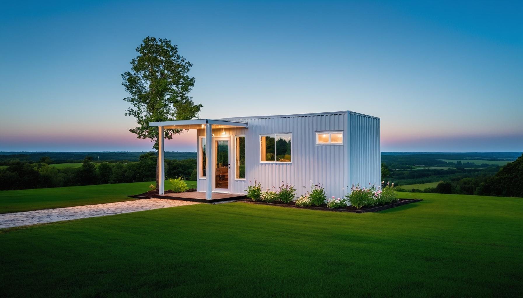 Shipping Container Floor Plan Studio W/ 1 Bath (160SF) Floor Plan ADU ...