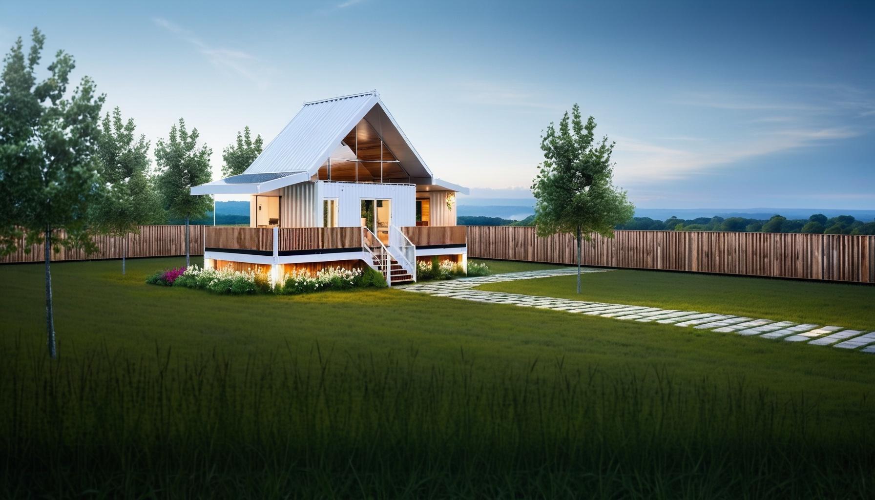 Shipping Container Floor Plan Studio W/ 1 Bath and Loft (240SF ...