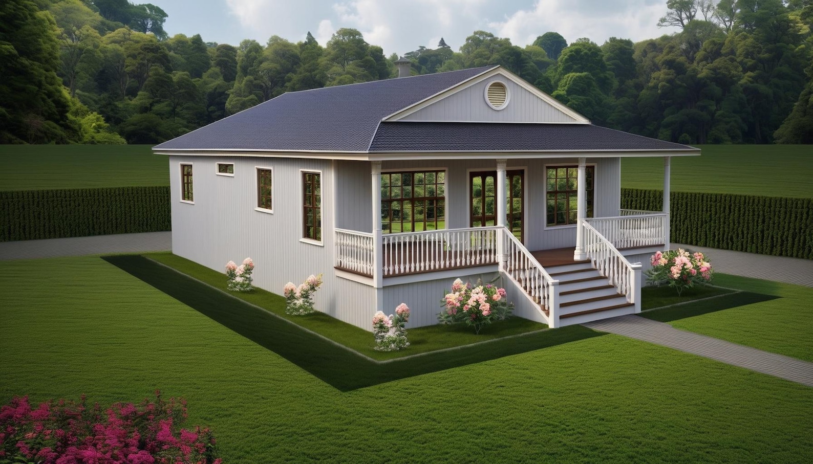2 Bedroom 2 Bath (1000 SF) Cottage /ranch/tiny Home/affordable Home ...