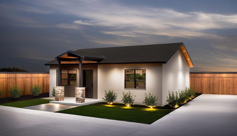 2 Bedroom 1 Bath (750SF) Adu(accessory Dwelling Unit)/ Tiny House ...