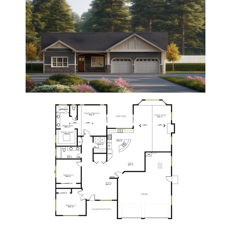 Shop House Floor Plans - Etsy