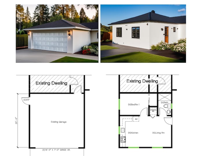 400 Sq Ft Garage 20x20 Garage Conversion Plans