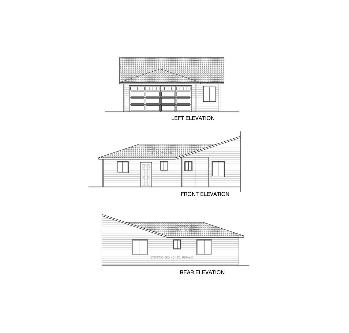 1 Bedroom 1 Bath (398SF) Garage Conversion to ADU or JADU Floor Plan ...