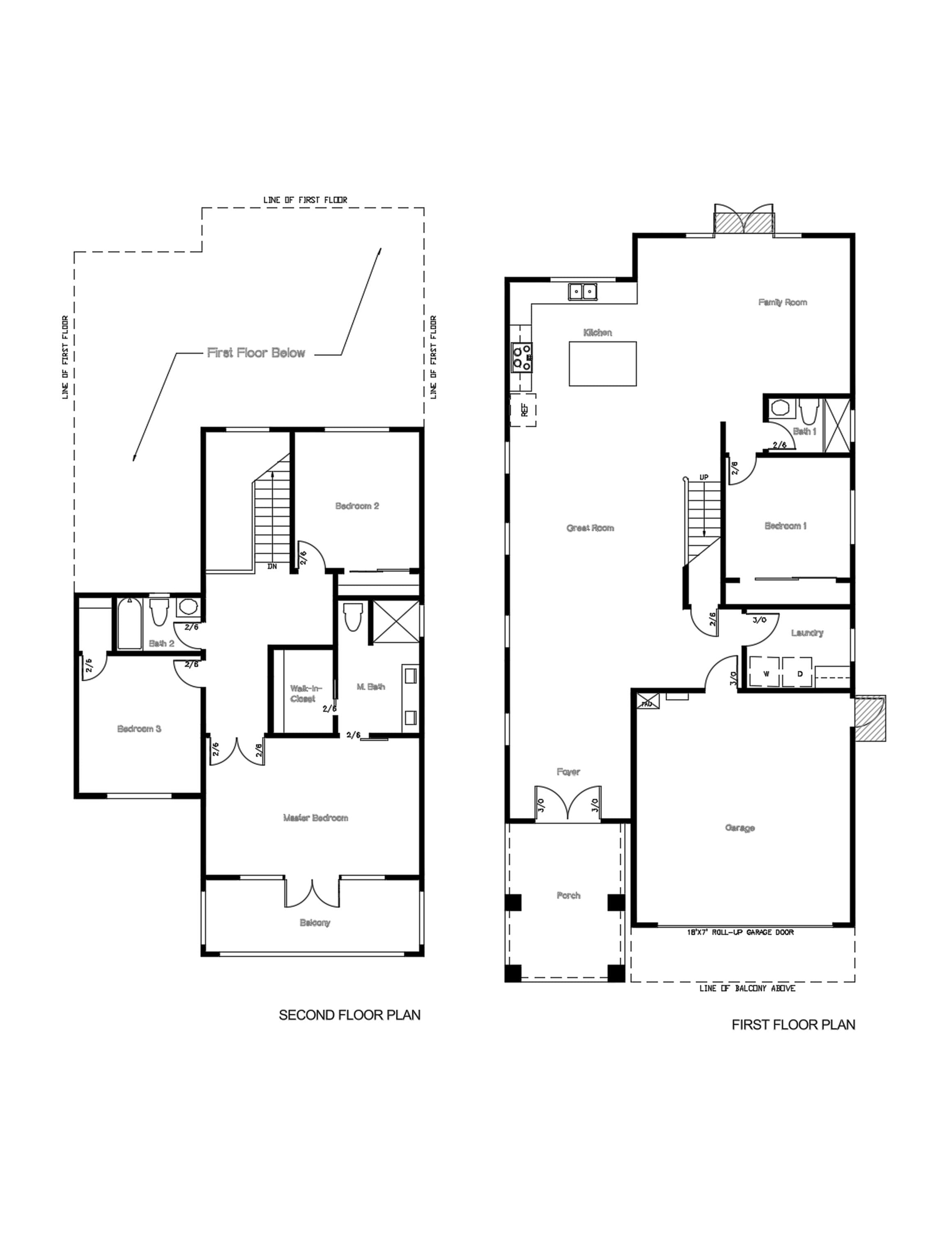 Modern 2-story, 4-bedroom, 3-bath House Plan—2,400 SF, 2-car Garage, Guest Suite on 1st Floor ...
