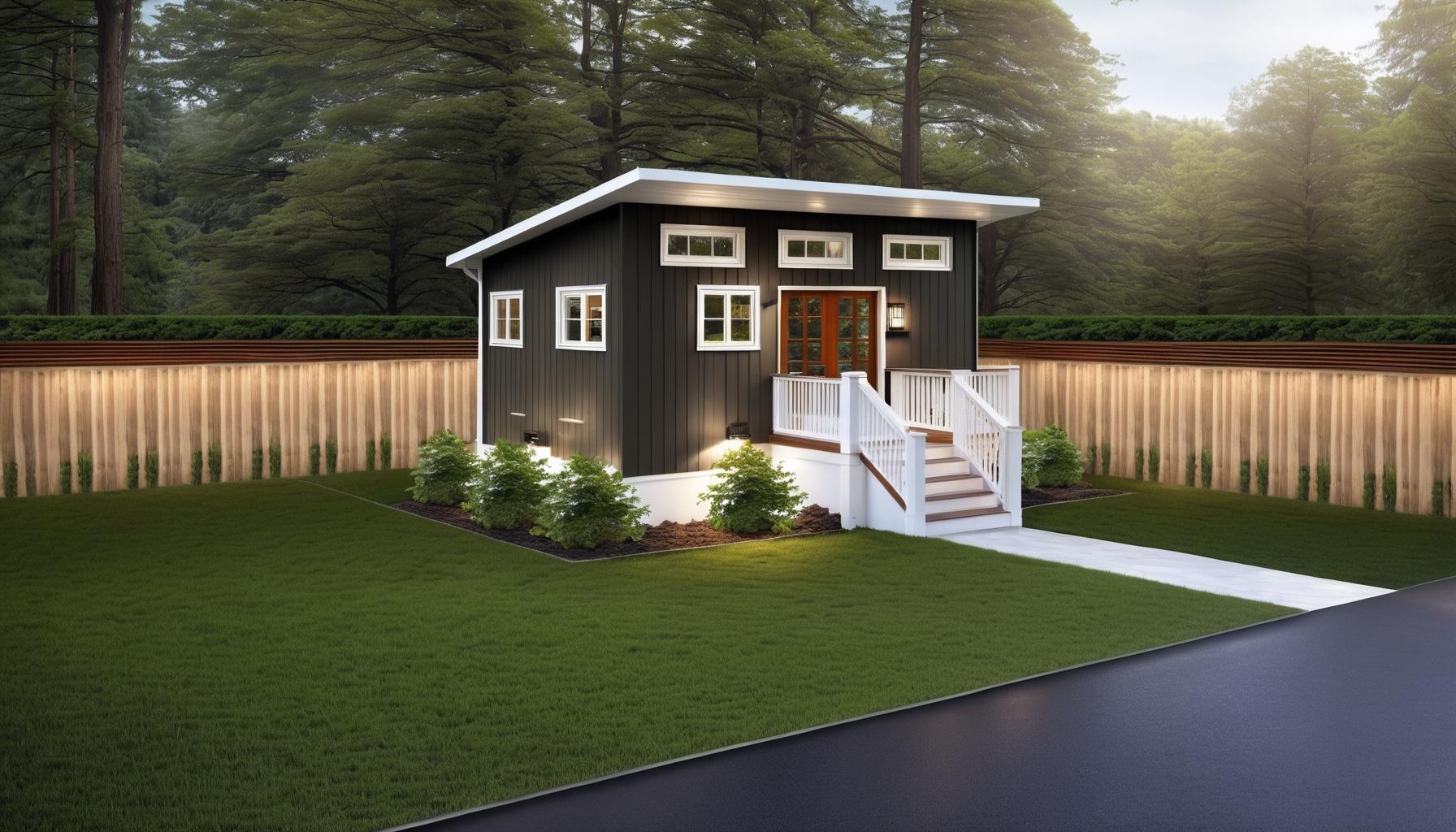 Studio W/ 1 Bath (250SF) Detached Adu/tiny Home/small Homes(accessory ...