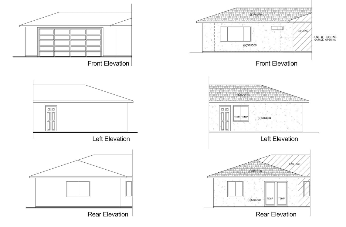2 Bedroom 1 Bath (472SF) Garage Conversion to Living Space or Adu ...