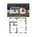 31'x21' Tiny House Plans 1bedroom House W/porch - House Floor Plans ...