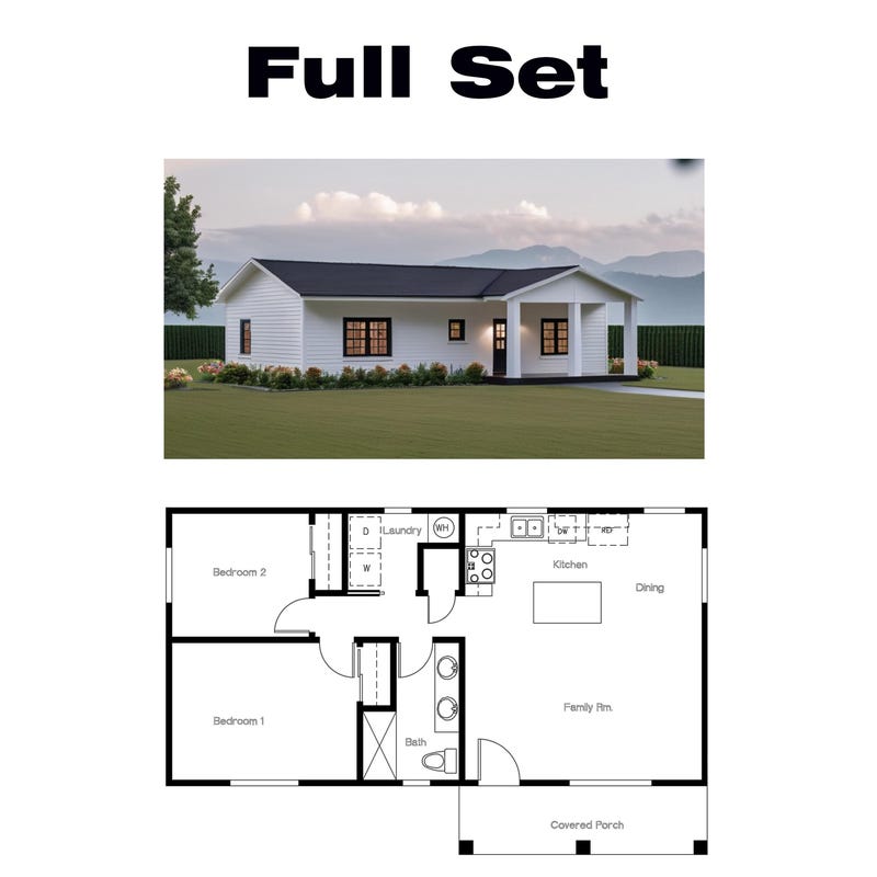 Adu Garage Floor Plans - Etsy