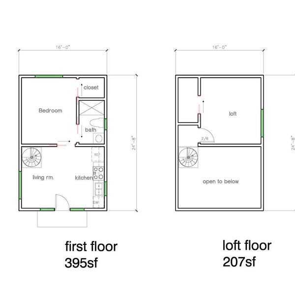 20x25 House Plan - Etsy