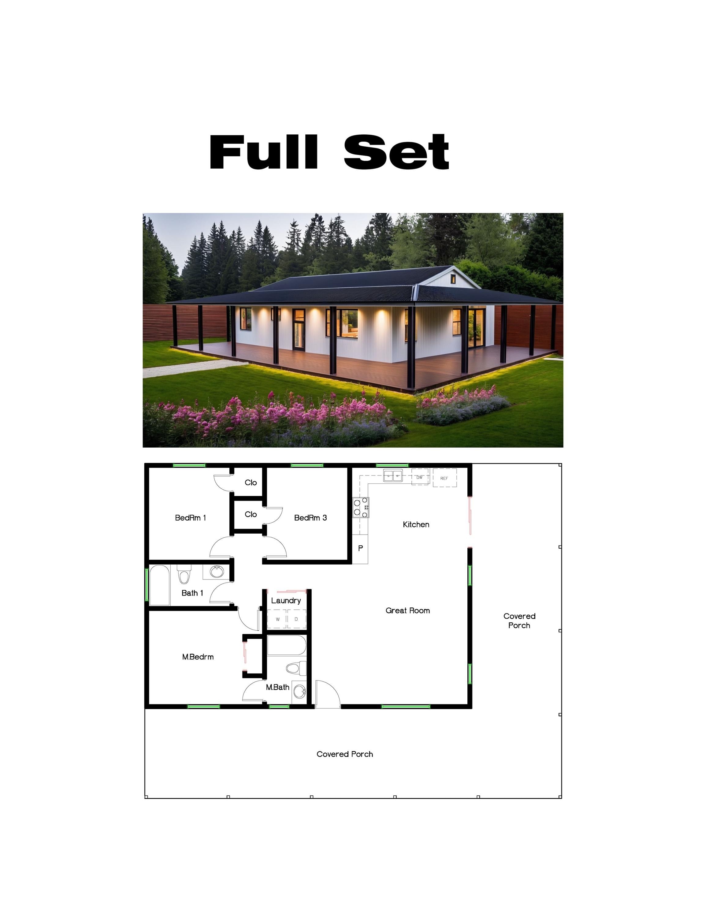 30x40 House Floor Plan 2 Bedroom 2 Bath 30x40 = 1200 Sqft I 4bedroom
