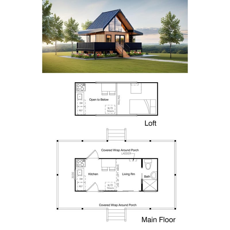 1 Loft Container Home - Etsy