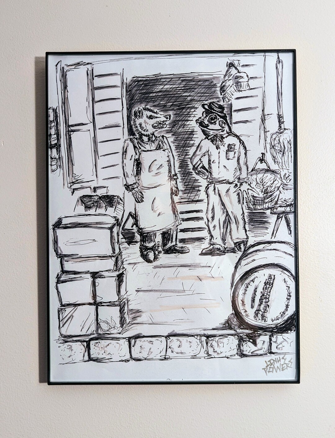 Opossum and Frog's General Store by Linus Powers - Etsy