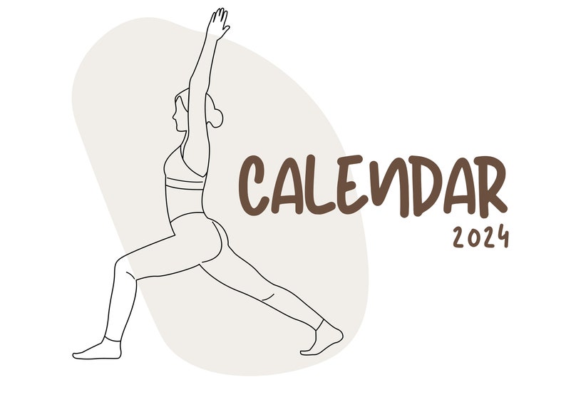 2024 Leap Year Tracker Coloring Page,daily Workout Calendar,printable ...