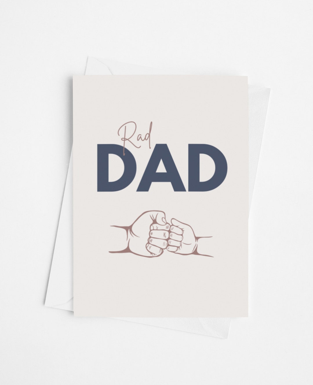 Rad Dad Father's Day Printable Card for Download - Etsy