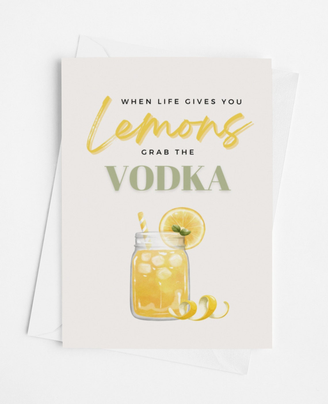 When Life Gives You Lemons Printable Card for Download - Etsy